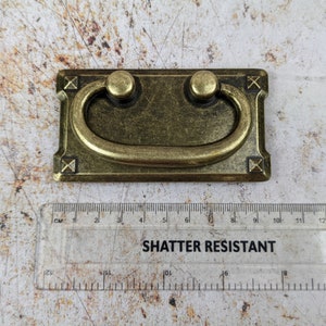 Metal Handle, Bronze Finish Rustic Style, Drop Handle - Etsy UK