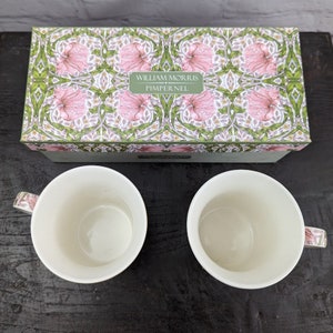 Mugs, Pimpernel, by William Morris Fine China Coffee or Tea Cups Set of ...