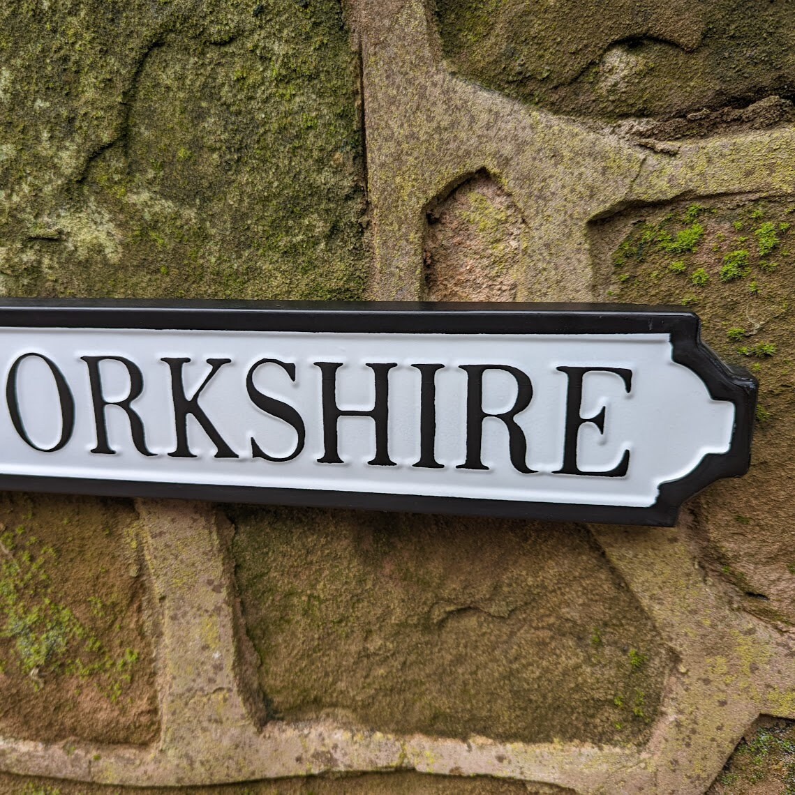 Welcome to Yorkshire Metal Street Sign Wall Mounted Indoor or Outdoor ...
