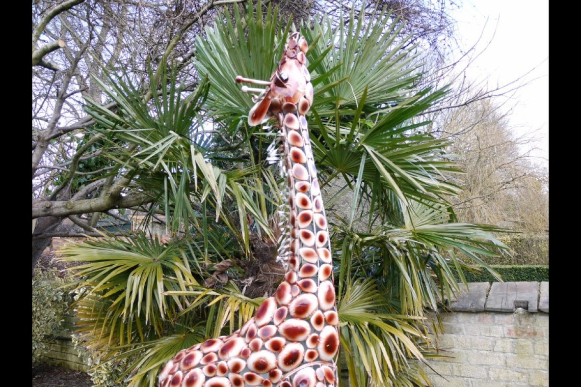 230cm Garden Giraffe 2.3m High Steel Giraffe - Etsy UK