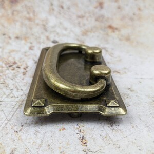 Metal Handle, Bronze Finish Rustic Style, Drop Handle - Etsy UK