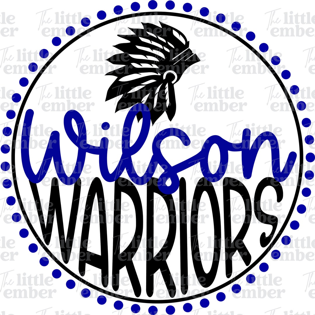 Wilson Warriors Png, School Spirit Png, Wilson Sublimation - Etsy