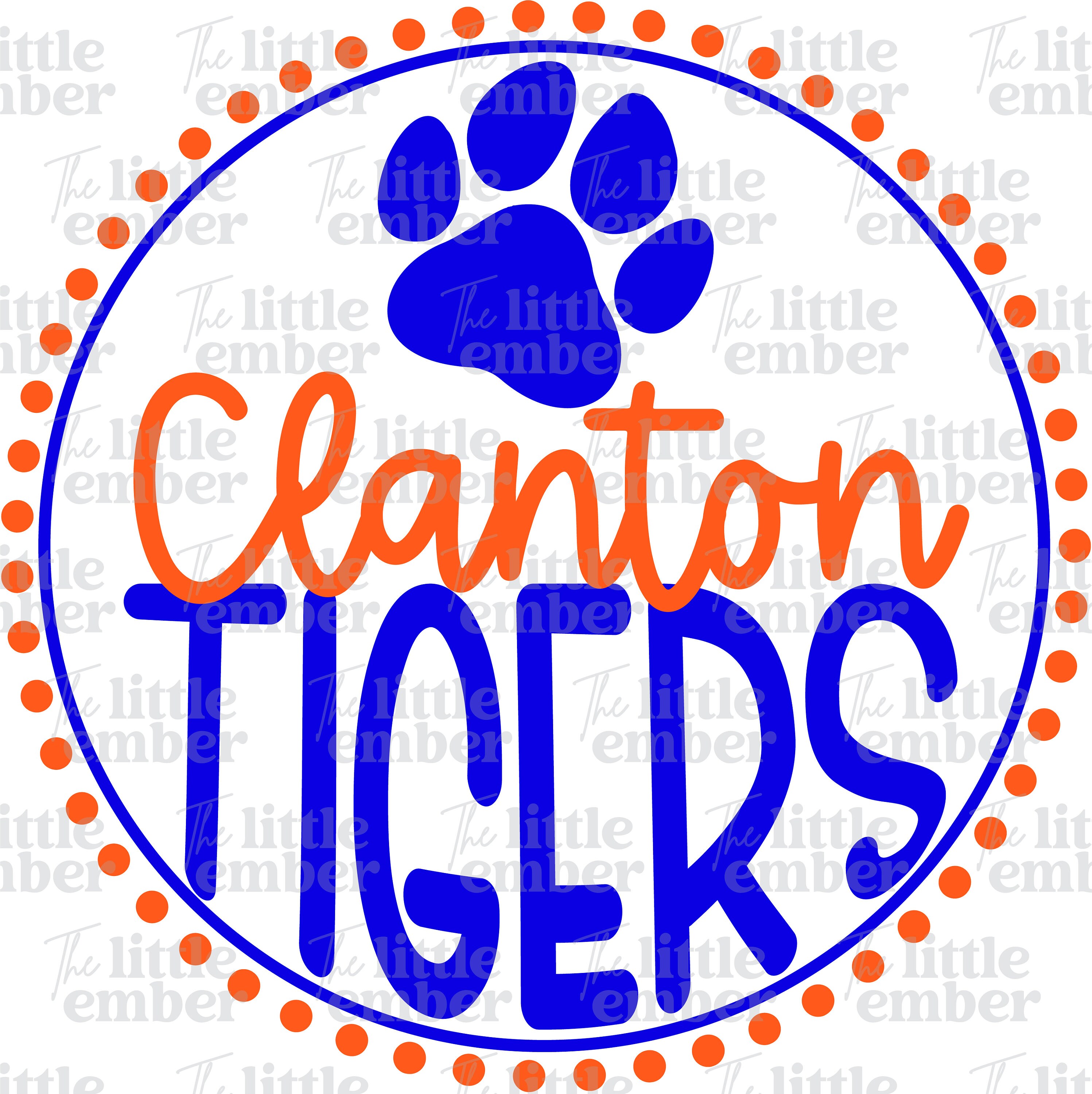 Clanton Tigers Png School Spirit Png Clanton Sublimation - Etsy