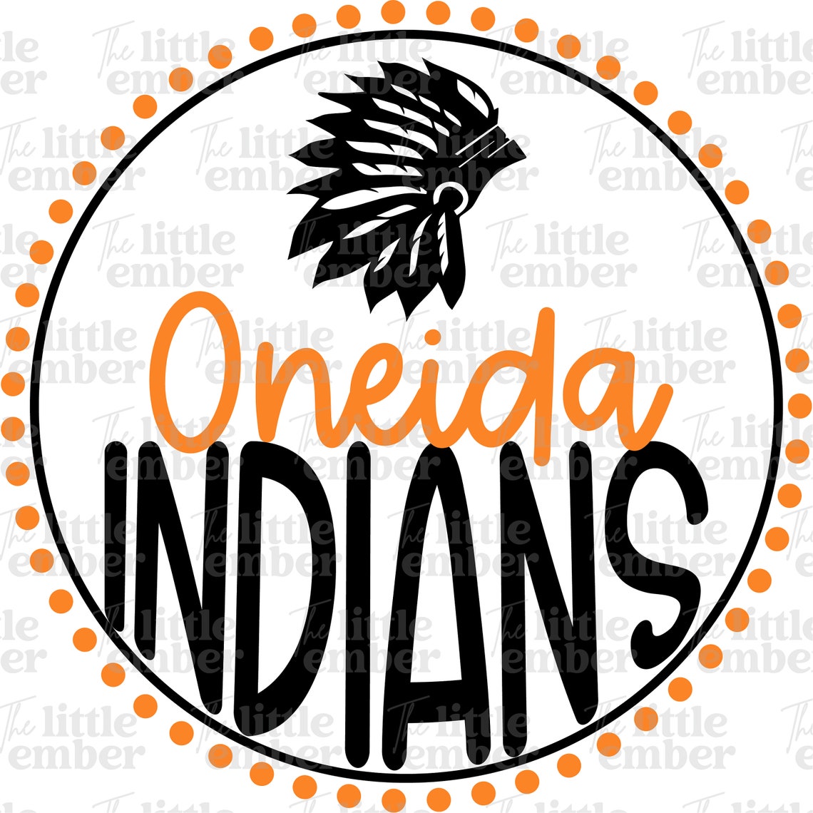Oneida Indians Png, School Spirit Shirt Png, Oneida Sublimation - Etsy