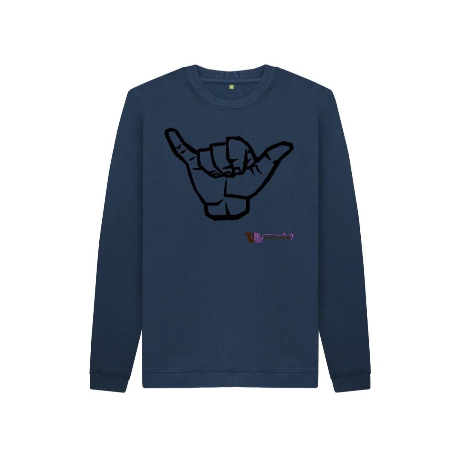 Rad Hand Sign Unisex Kids Sweater Made With 100% Renewable Energy GOTS ...