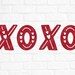 XOXO Svg Cut File- Valentine's Day Cut File- Svg- Xoxo Clipart- Cricut ...