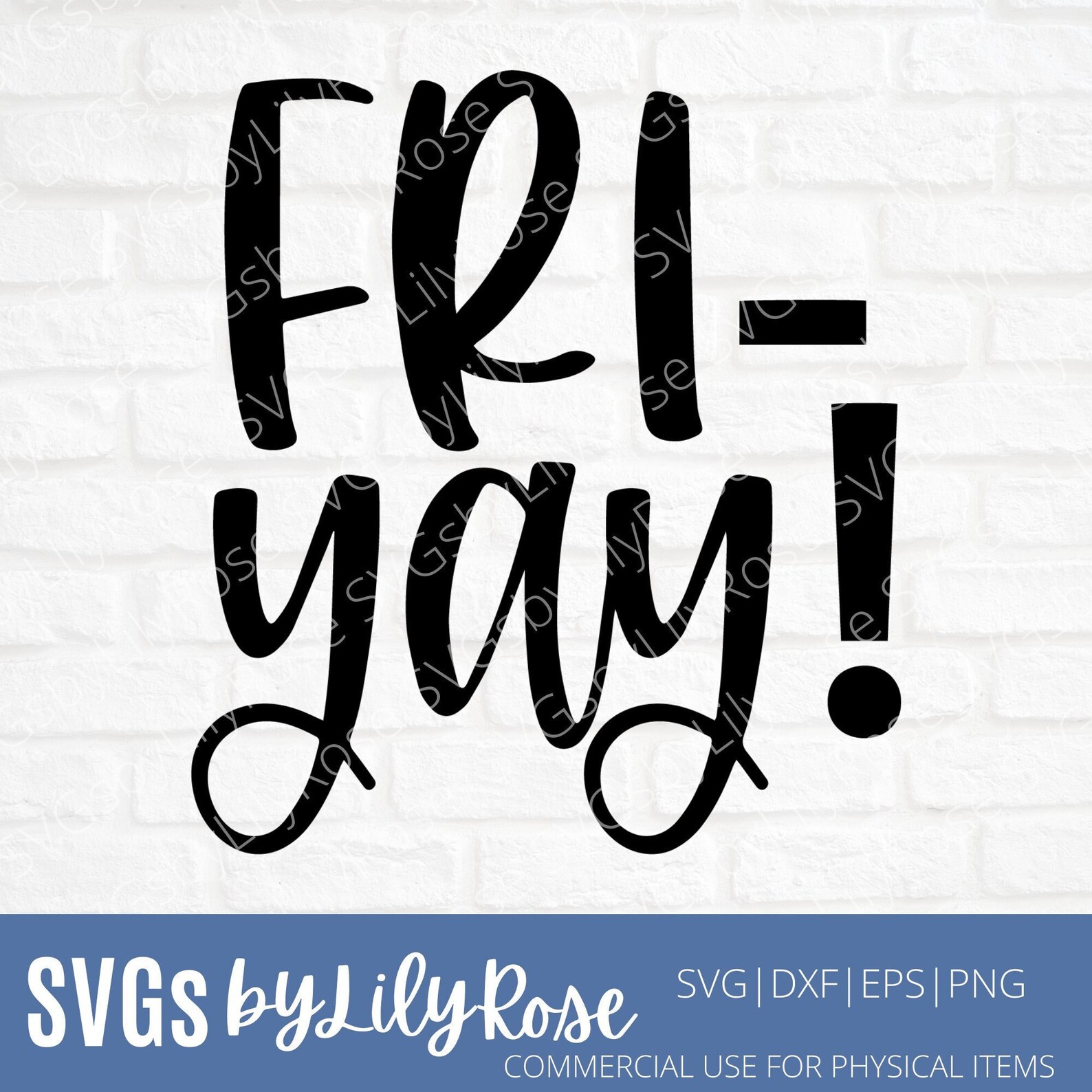 Fri-yay SVG Cut File- Fri-yay Cut File- Friday Clipart- Cricut ...