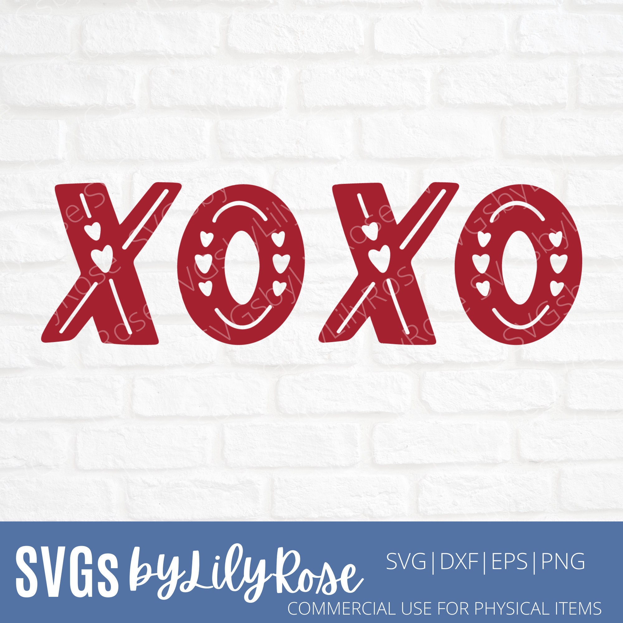 XOXO Svg Cut File- Valentine's Day Cut File- Svg- Xoxo Clipart- Cricut ...