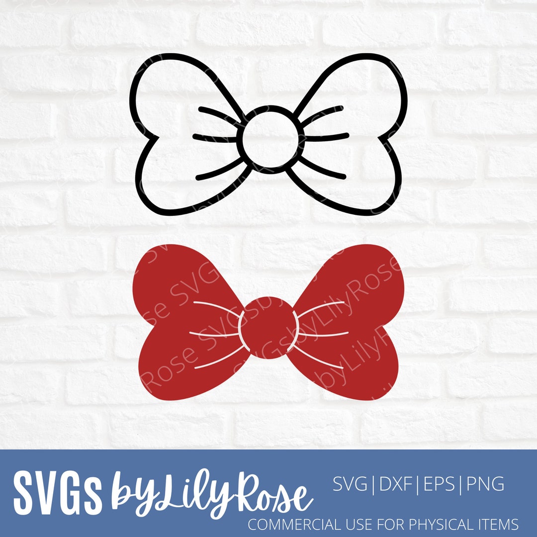 Bow SVG File- Bow Tie Cut File- Bow Clipart- Cricut Cut Files ...