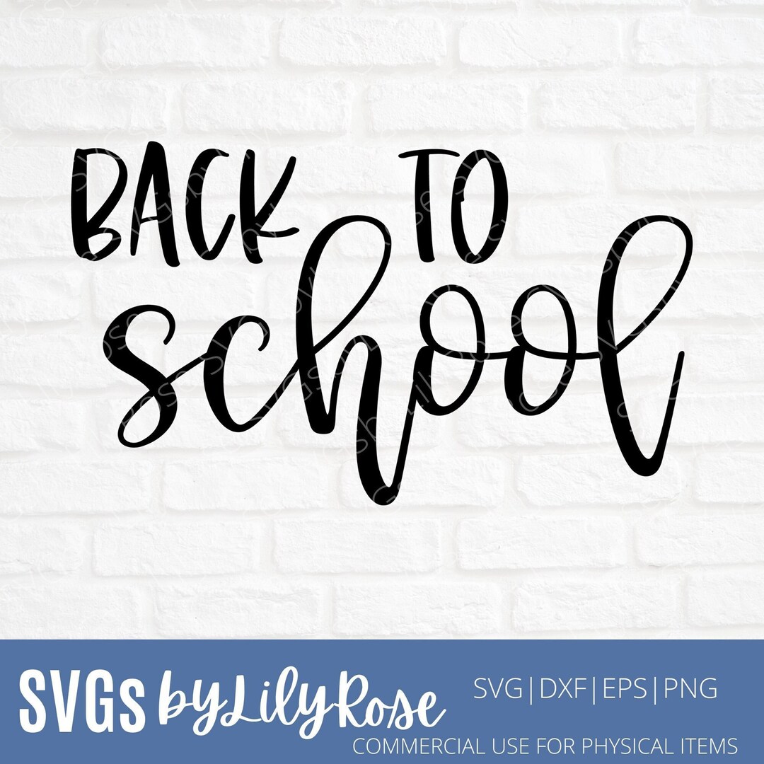 Back to School Cut File- Back to School SVG- Teacher Cut File- School ...