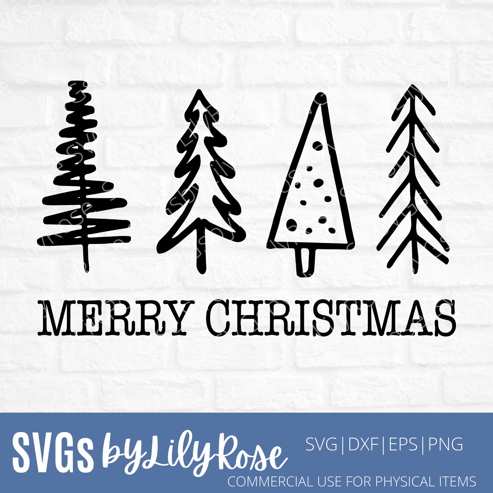 Christmas Tree SVG Christmas Cut File Merry Christmas SVG - Etsy