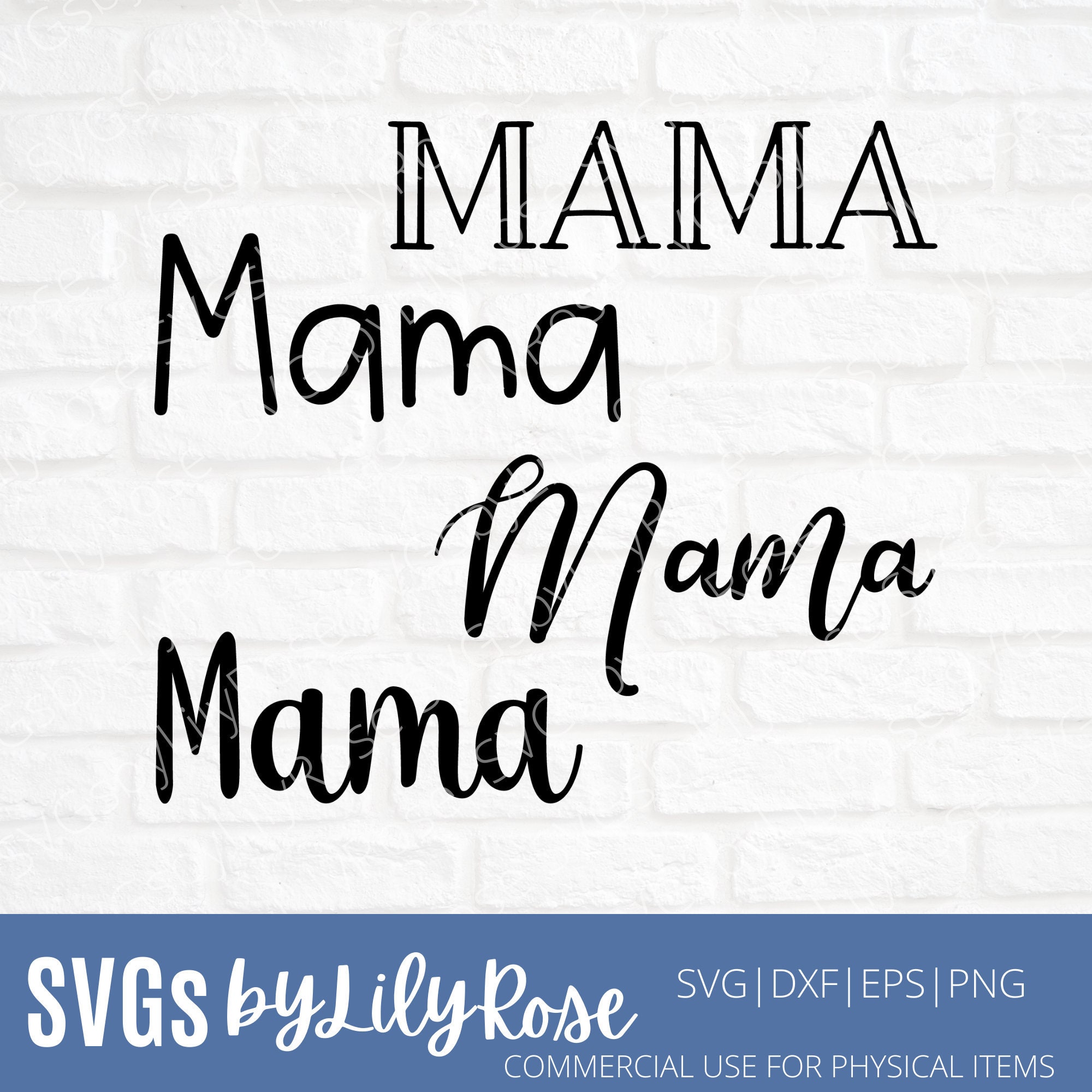 Mama SVG Cut File- Mama Bundle Cut File- Mama Clipart- Cricut ...