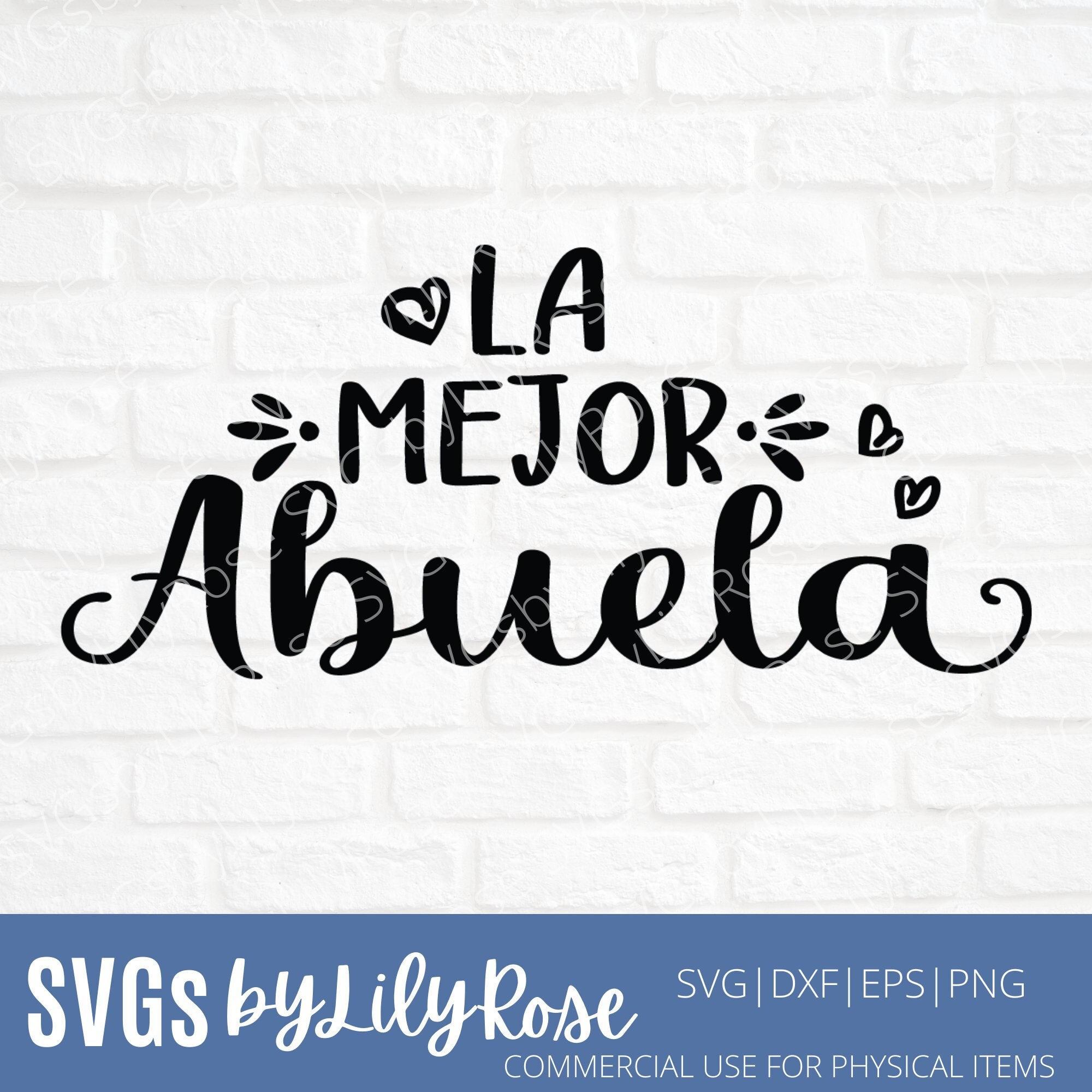 La Mejor Abuela Svg File Abuela Cut File Abuela Clipart - Etsy México