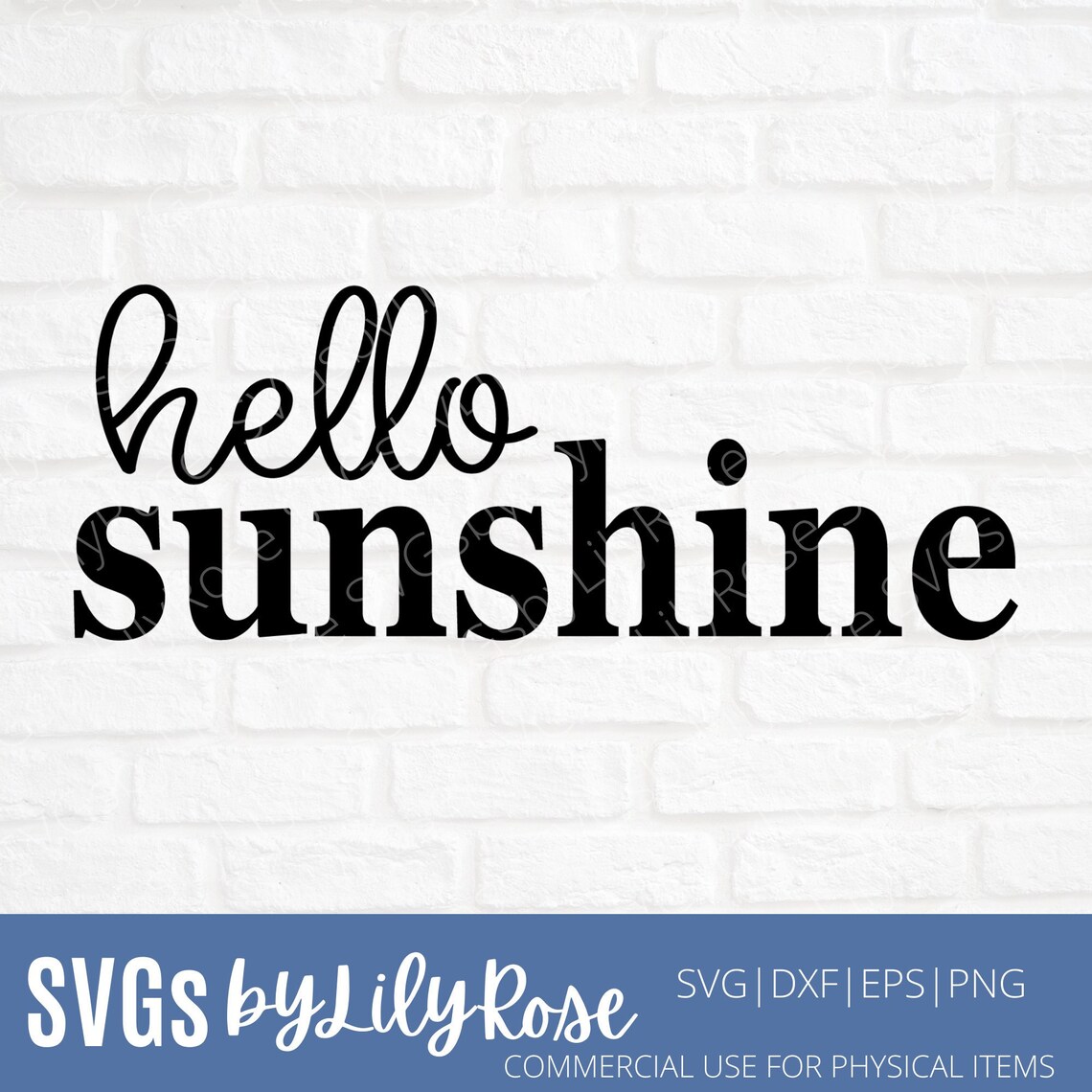 Sunshine Svg File Hello Sunshine Cut File Friend Clipart - Etsy