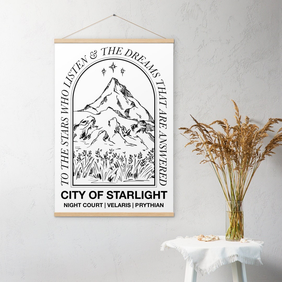 To the Stars That Listen ACOTAR Poster With Hangers | Night Court Wall ...