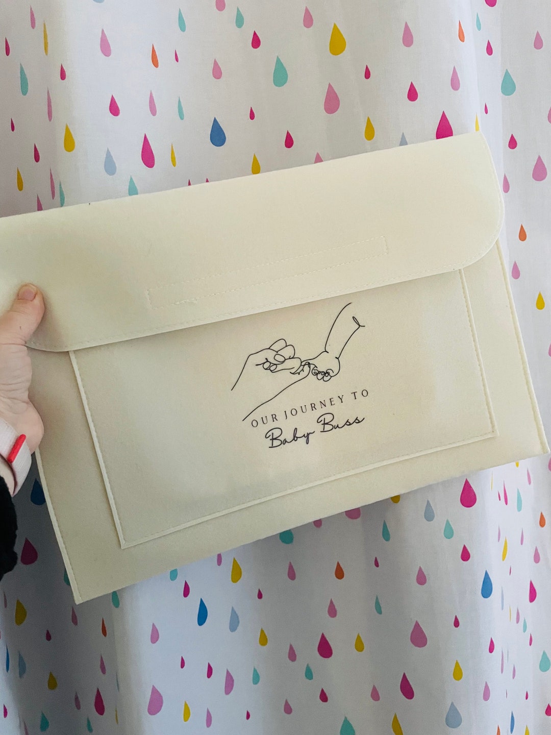 Personalised Baby Document Folder - Our Journey to Baby - IVF Folder ...