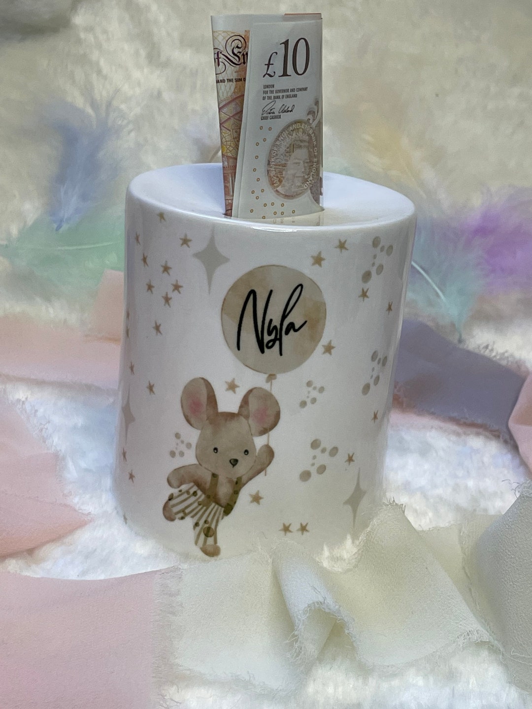 Personalised Money Box Custom Money Box New Baby Gift - Etsy