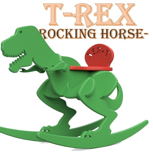 Tyrannosaurus Kids Rocking Horse - Etsy