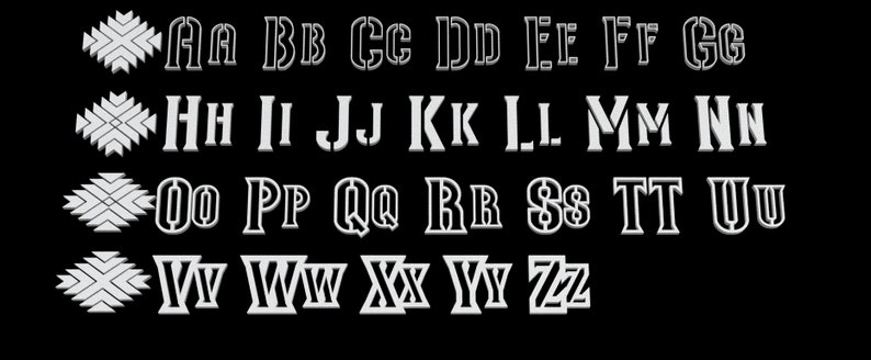 Chief Honcho Font - Stencil Font, Cricut Font, CNC Font, Laser Cut Font ...