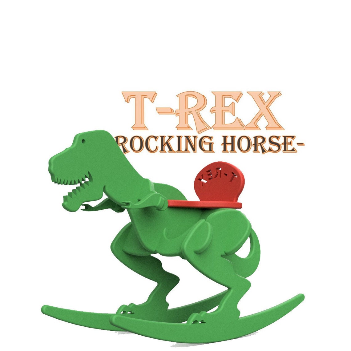 Tyrannosaurus Kids Rocking Horse - Etsy