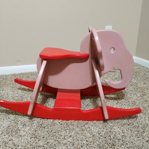 Elephant Rocking Horse DIY Plans - Etsy