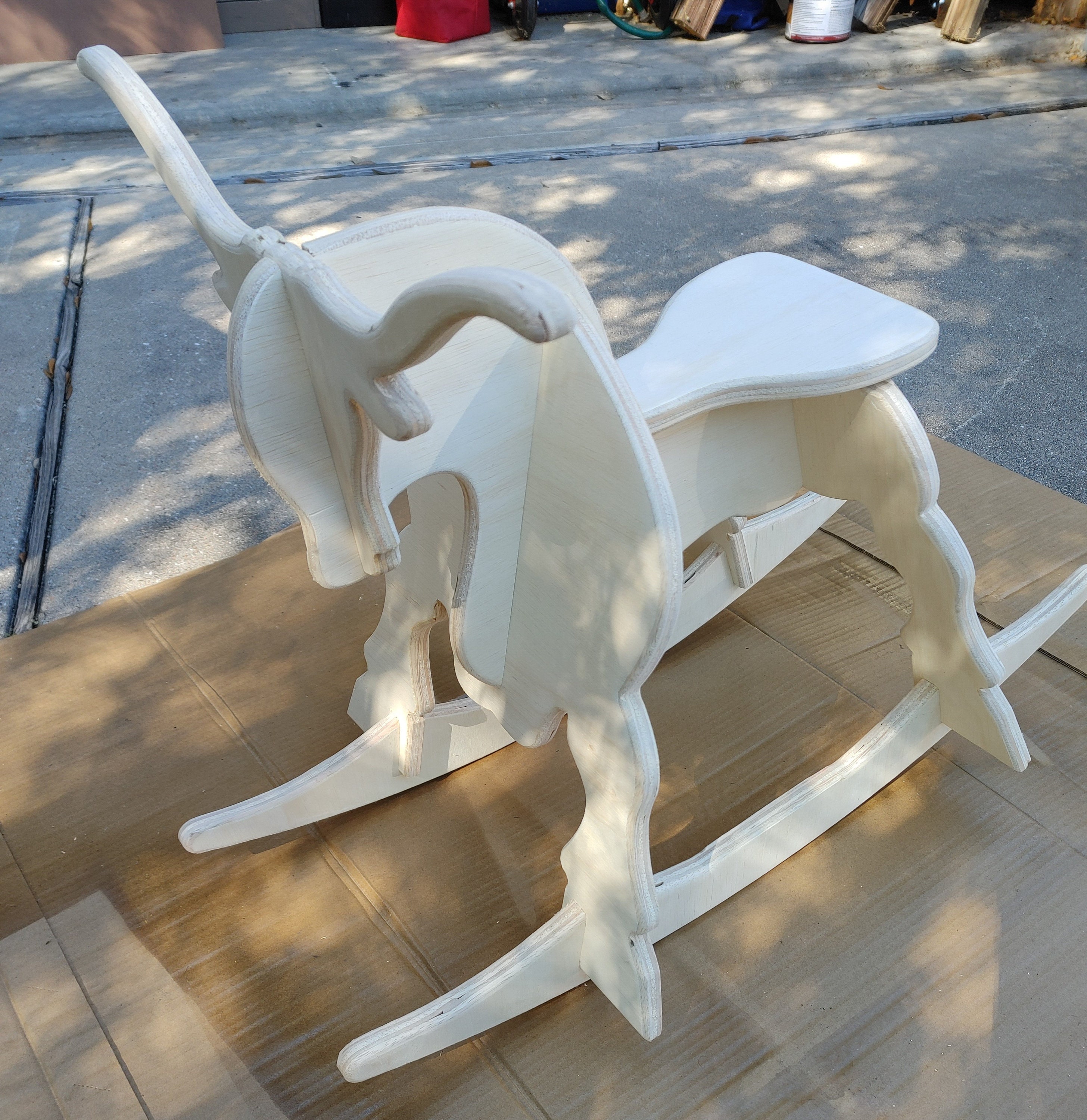 Longhorn Bull Kids Rocking Horse - Etsy