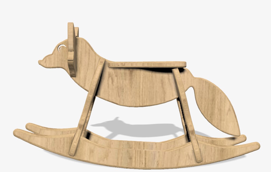 Fox Kids Rocking Horse - Etsy