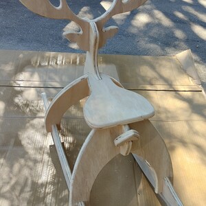 Big Buck Rocking Horse DIY Plans - Etsy