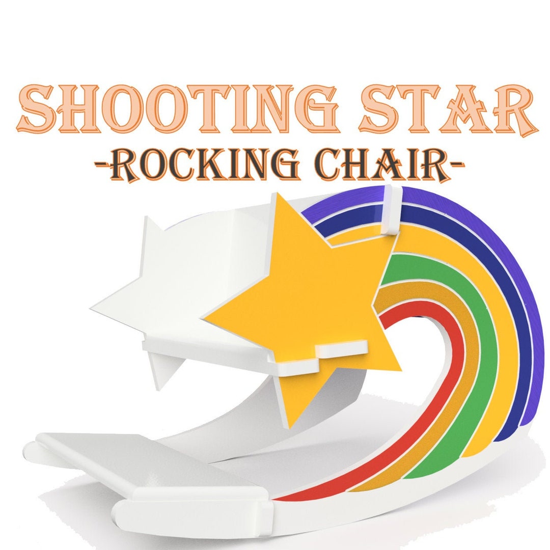 Shooting Star Kids Rocking Chair - Etsy