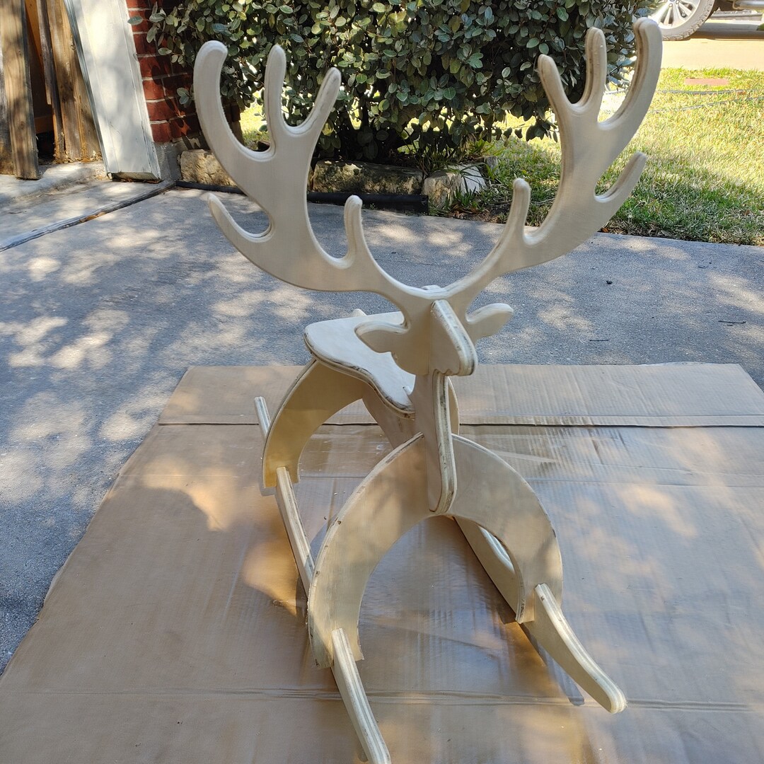 Big Buck Rocking Horse DIY Plans - Etsy