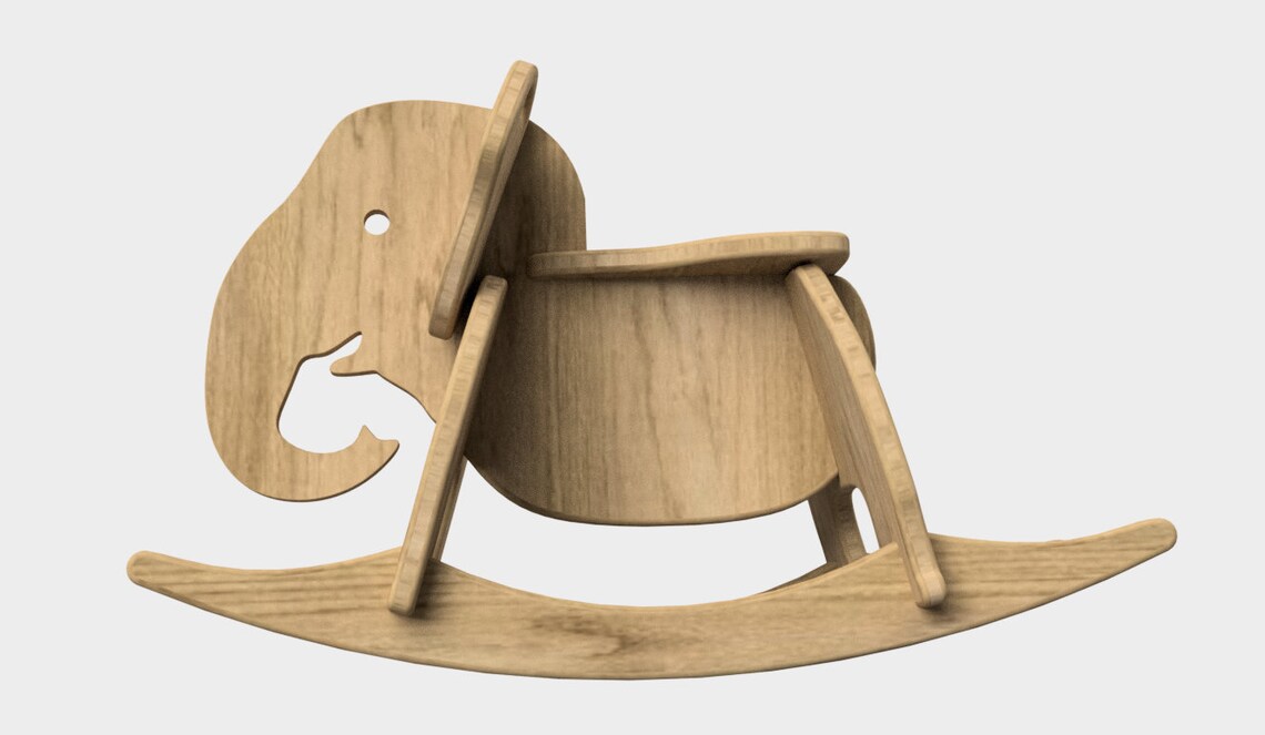 Elephant Kids Rocking Horse - Etsy Canada