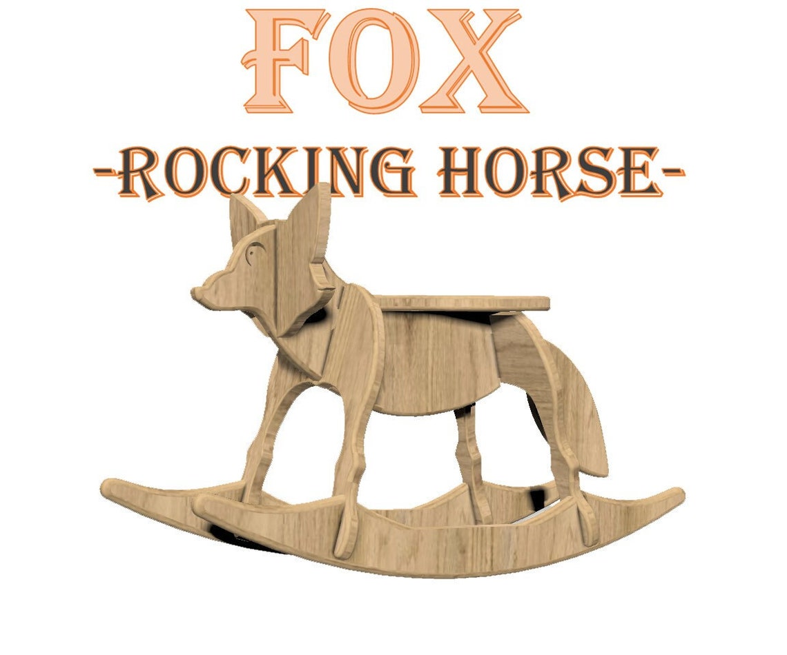 Fox Kids Rocking Horse - Etsy