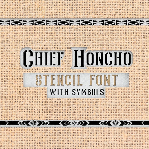 Western Symbols Font - Etsy