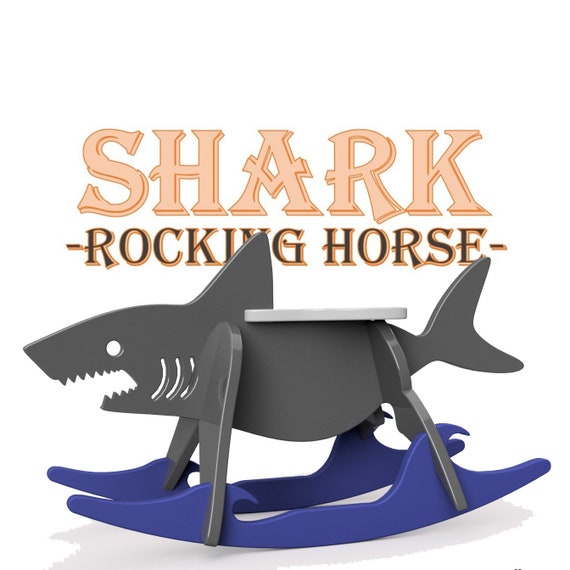 Shark Kids Rocking Horse | Etsy