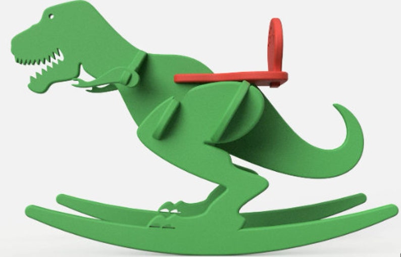 T-rex Rocking Horse DIY Plans - Etsy