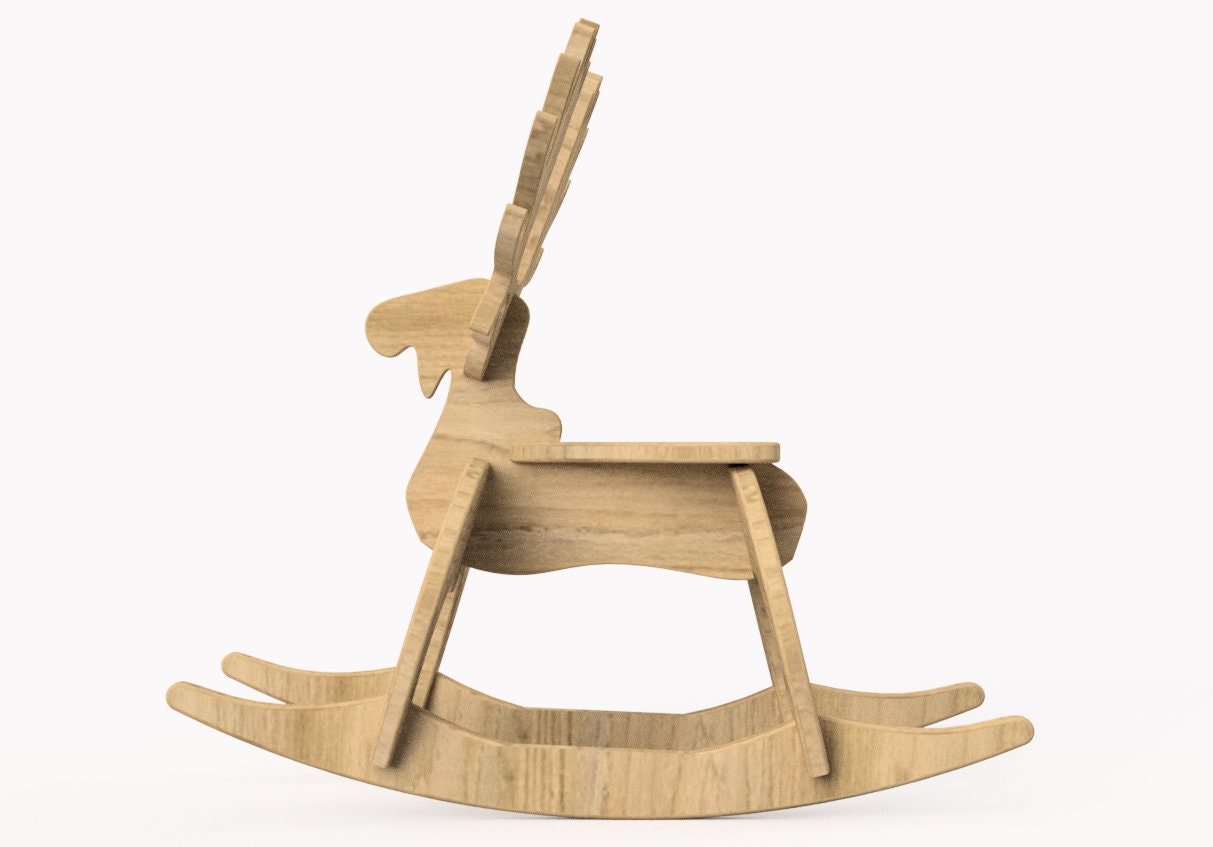 Moose Kids Rocking Horse - Etsy