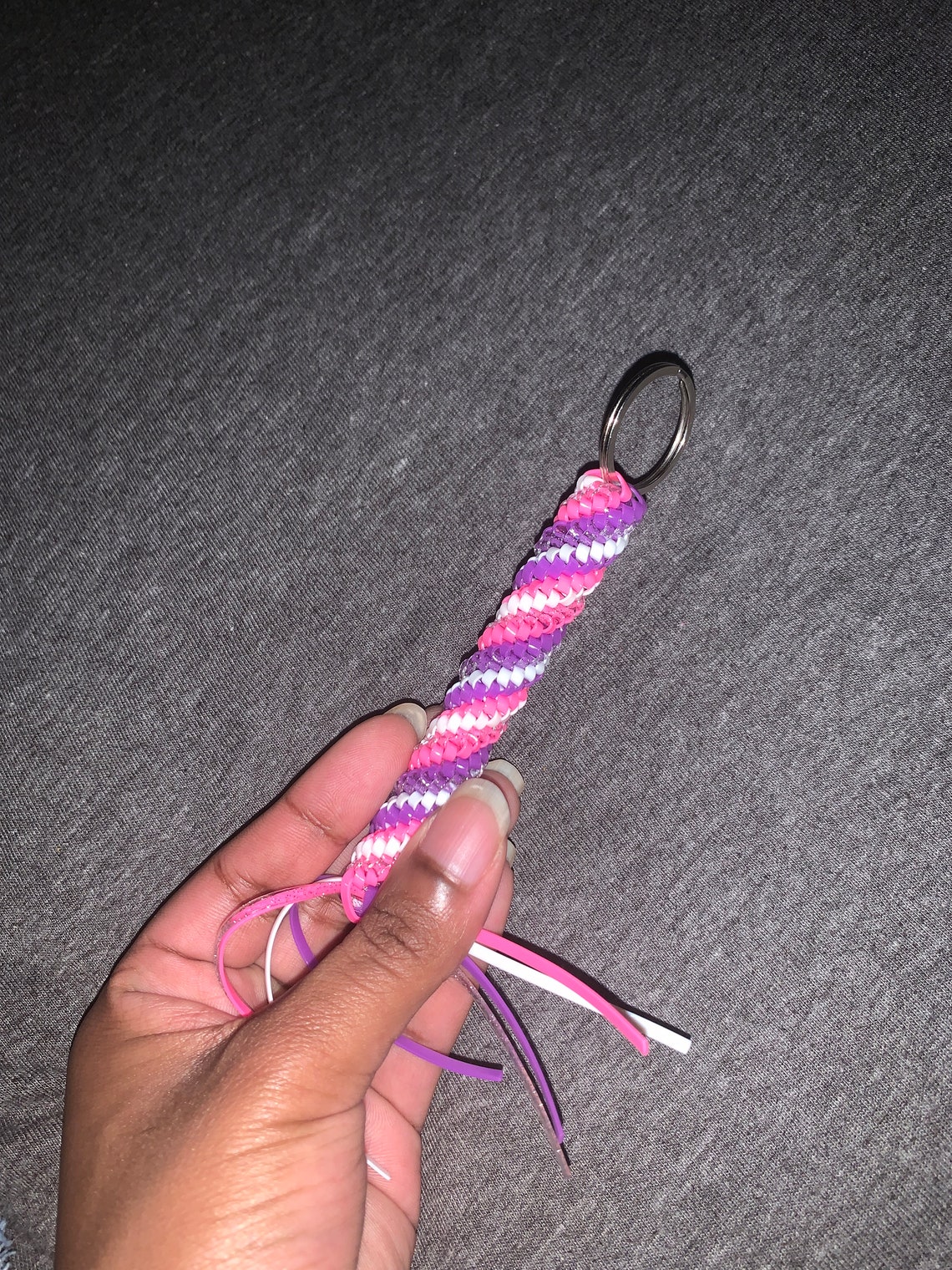 Home Made Spiral Keychain - Etsy