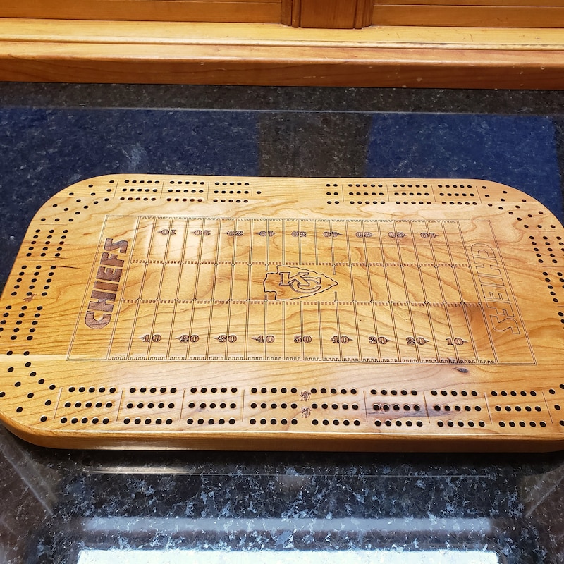 Football Cribbage Board - Etsy