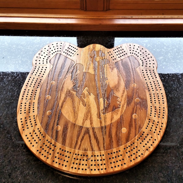 Western Cribbage Board - Etsy