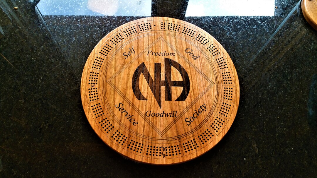 Custom Narcotics Anonymous NA Cribbage Board - Etsy