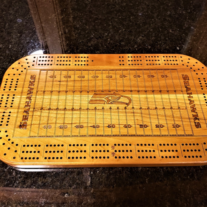 Football Cribbage Board - Etsy