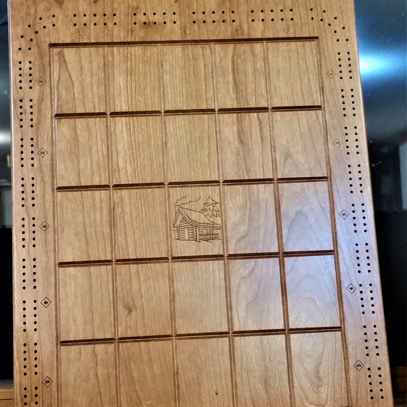 Cribbage Board Table - Etsy