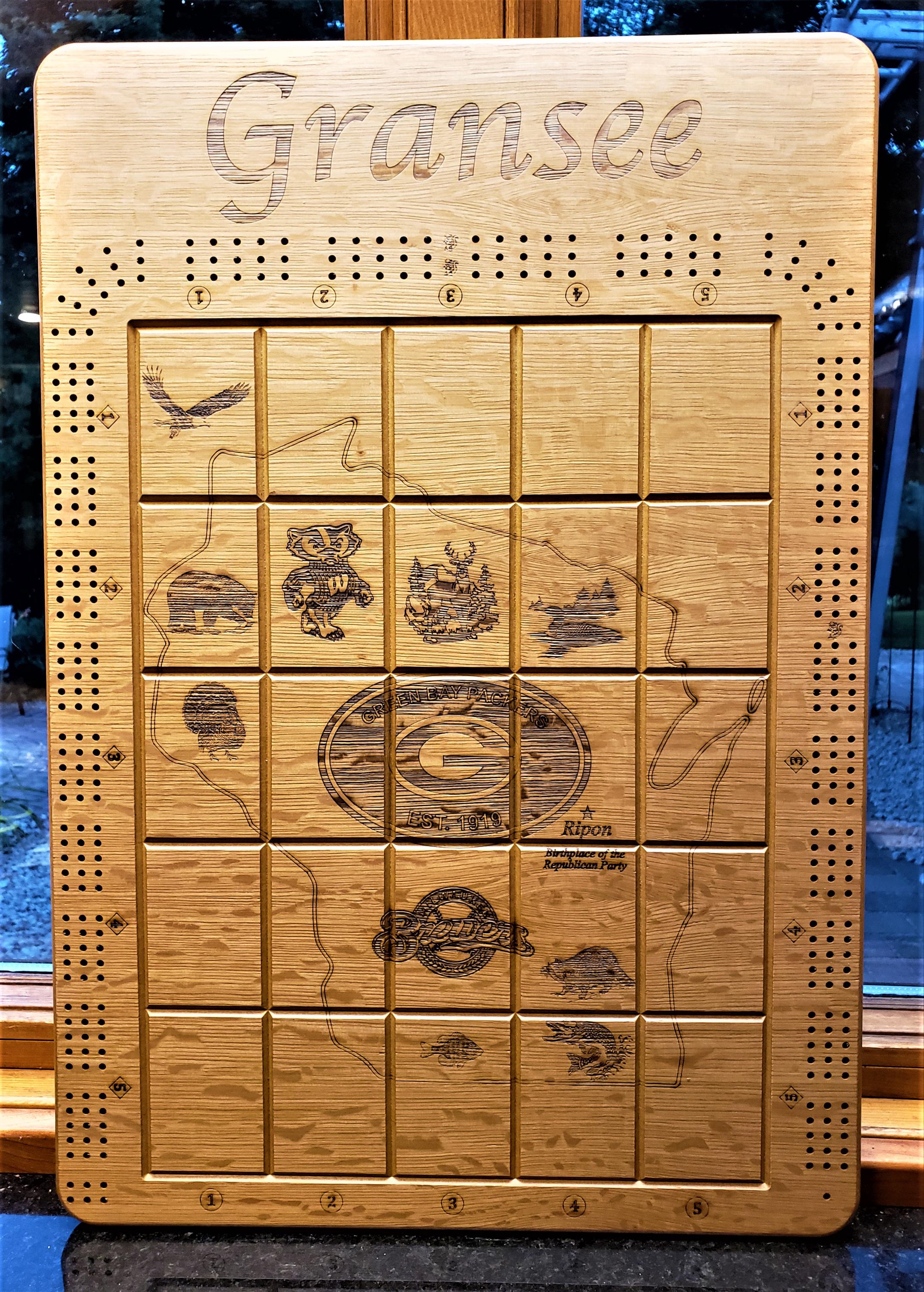 Custom Personalized Cross Cribbage Board - Etsy