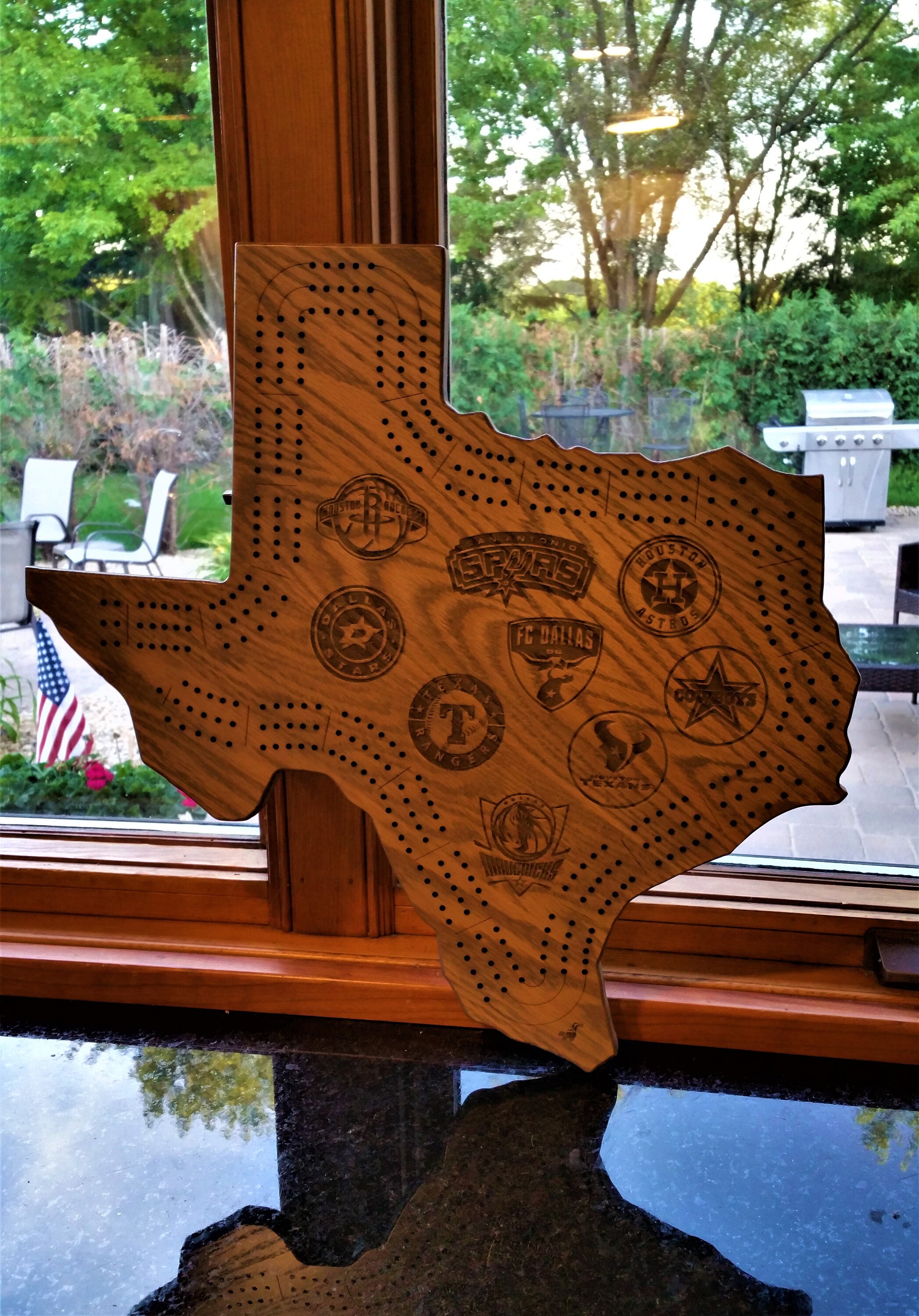 Custom Texas Sports Cribbage Board - Etsy
