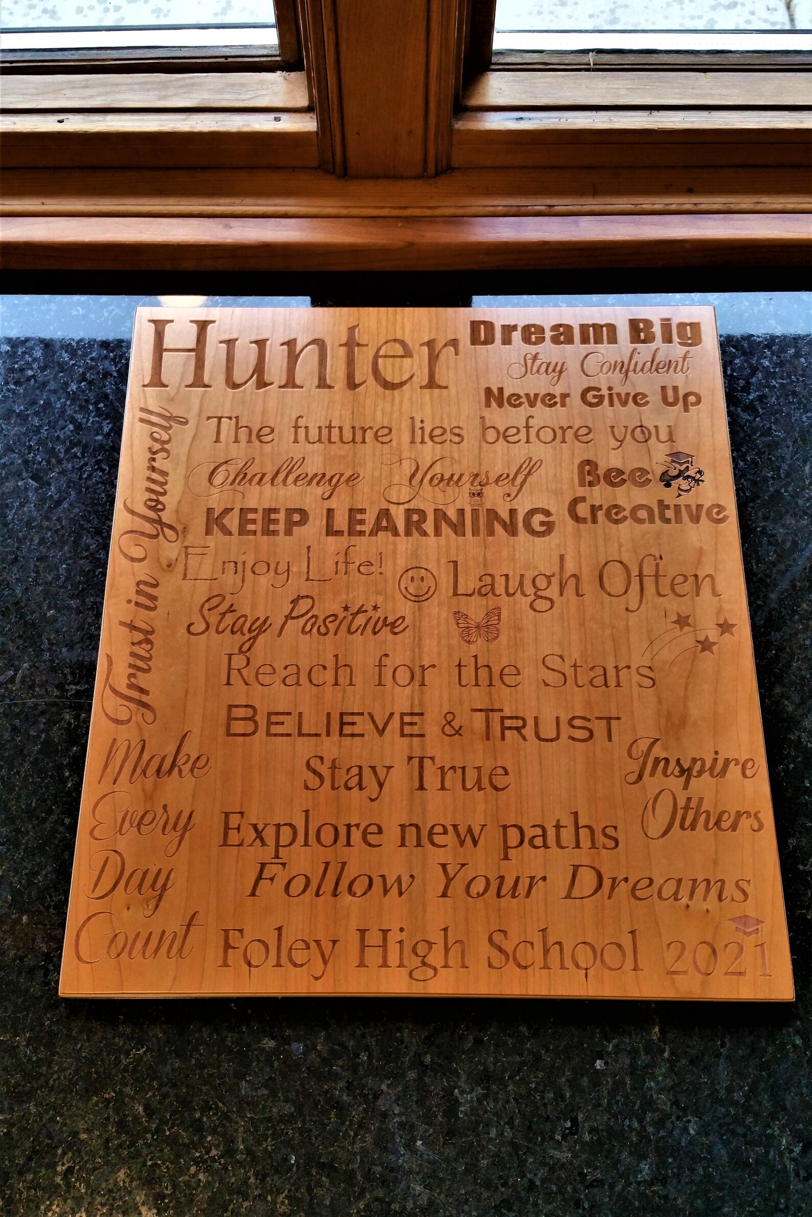 Custom Wood Graduation Gift Sign Plaque - Etsy