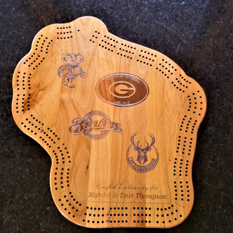 Green Bay Packers Cribbage Board - Etsy