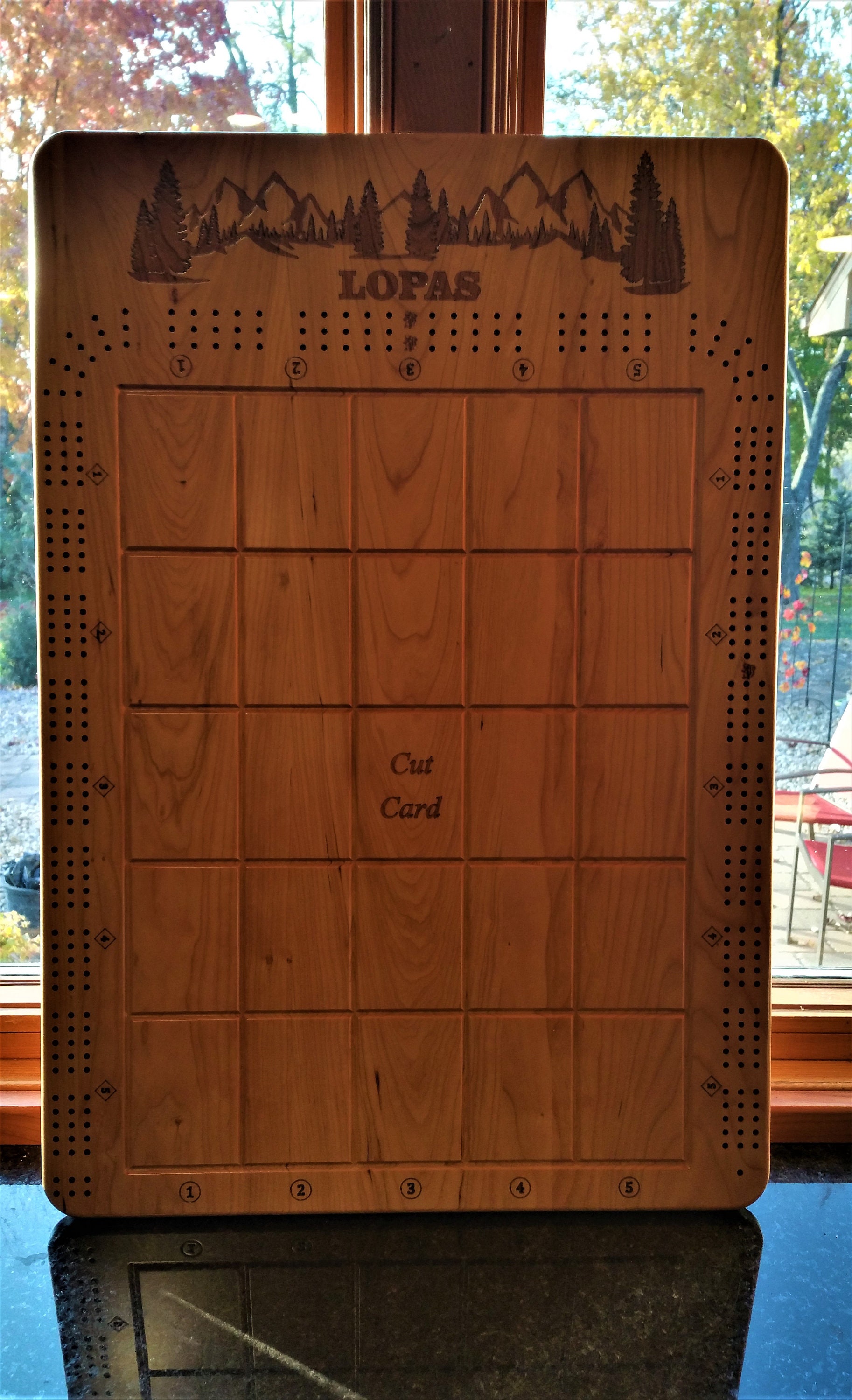 Custom Name Cross Cribbage Board - Etsy