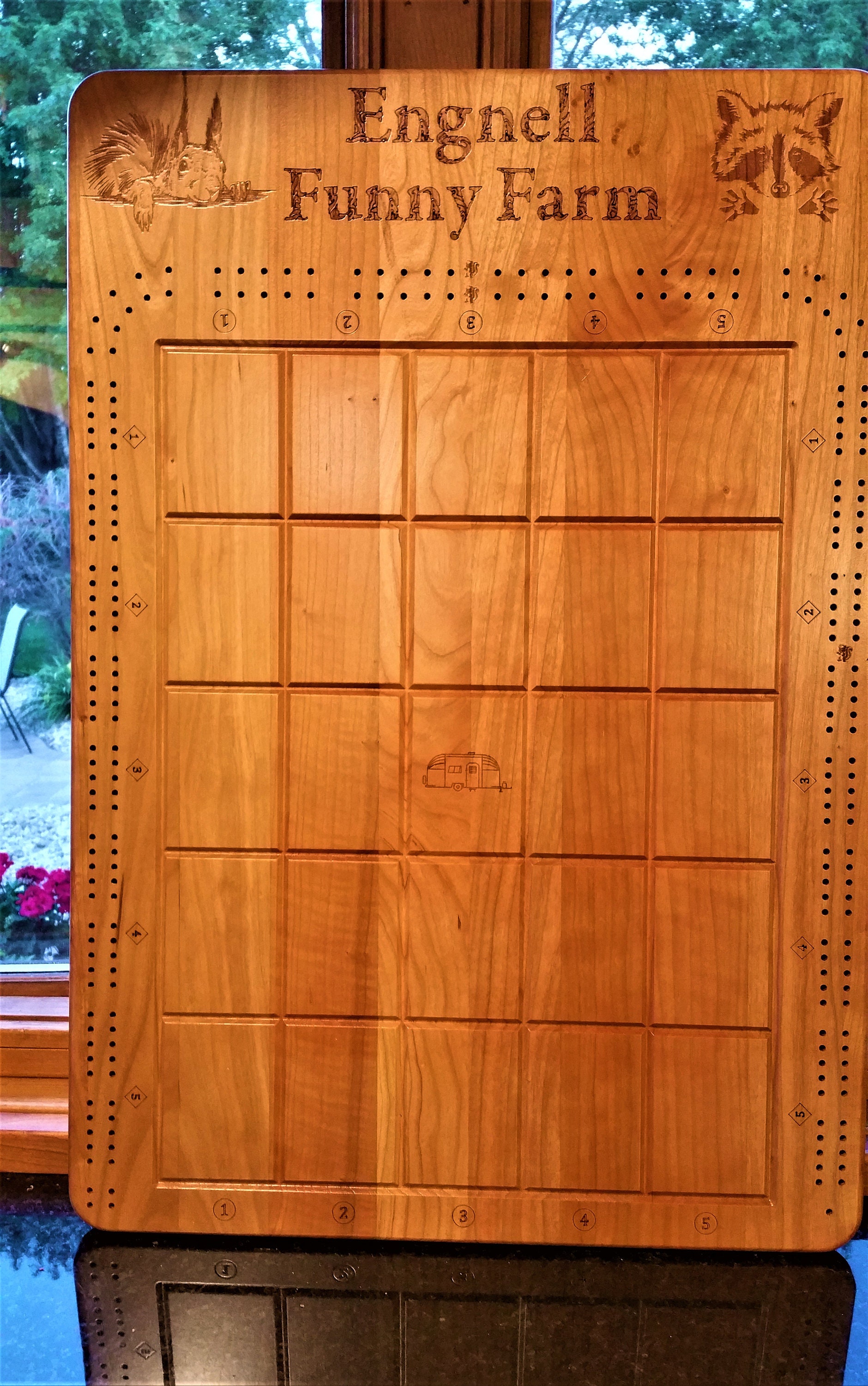 Custom Name Cross Cribbage Board - Etsy