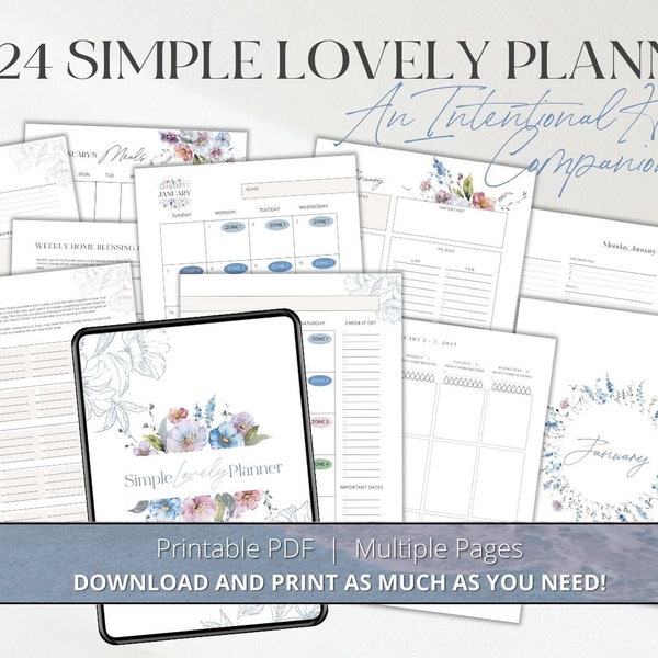 Christian Homemaking Planner - Etsy