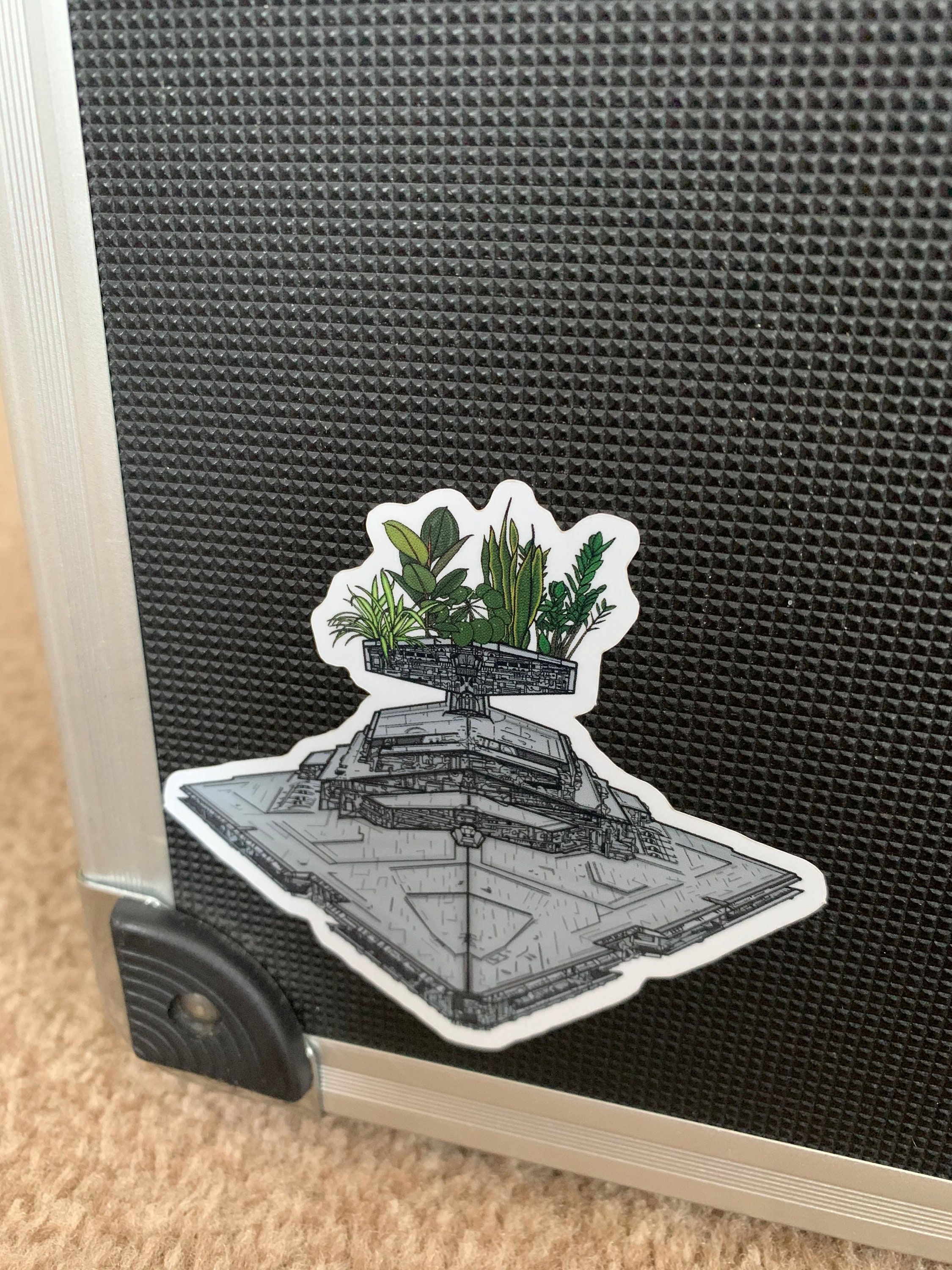 Sticker House Plant Star Destroyer Star Wars individual Sticker, Custom ...